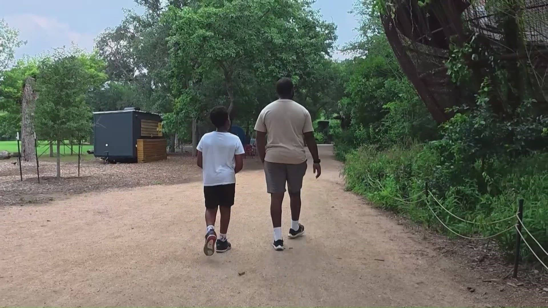 Some Austinites celebrate Father's Day at Pease Park