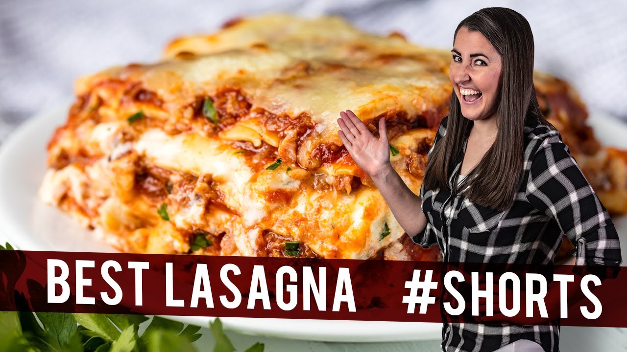 Garfield-approved lasagna #Shorts