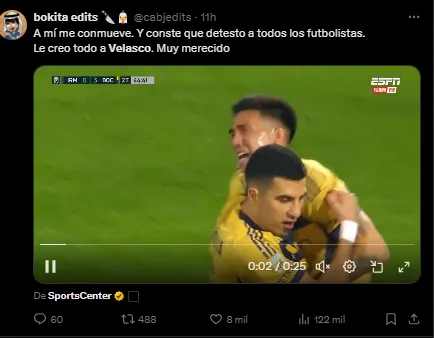 Alan Velasco conmovió a todos los hinchas de Boca: “Me emocionó verlo así”