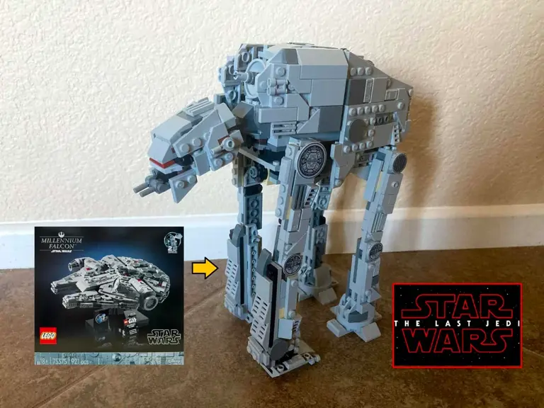 LEGO : un fan transforme le Faucon Millenium 75375 en AT-M6 ...