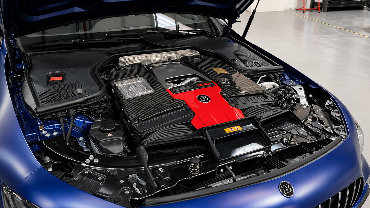 This GT800 BRABUS engine performance hides inside a luxury family car