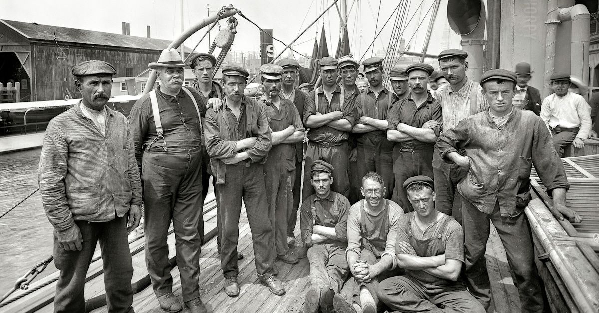 18 rare glimpses of working-class America in the early 1900s