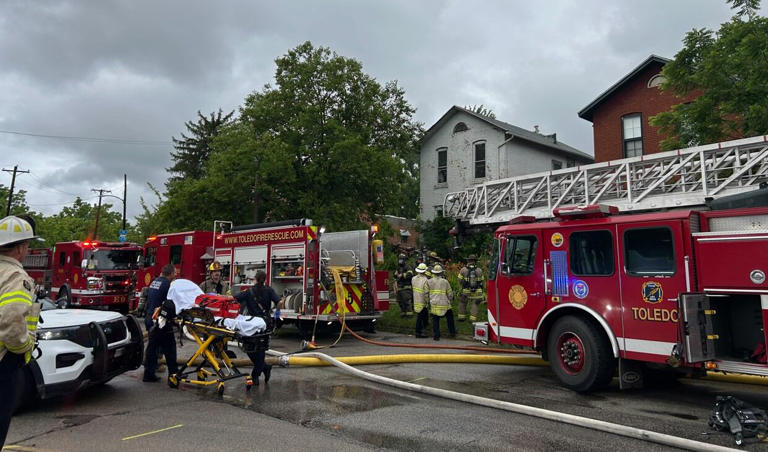 Resident, police officer injured in Wade St. house fire
