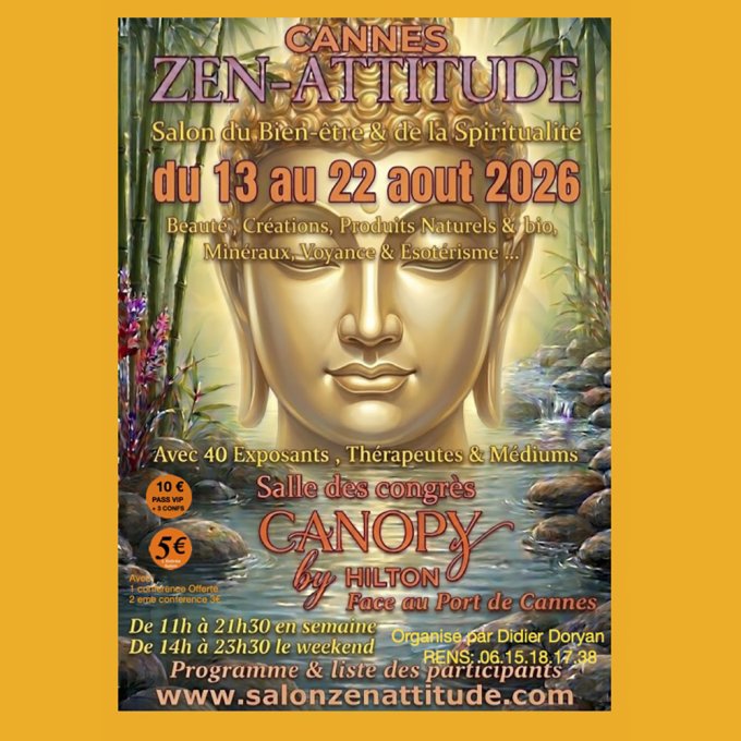 Salon Zen-Attitude à Cannes : 10 jours dédiés au bien-être et au ...
