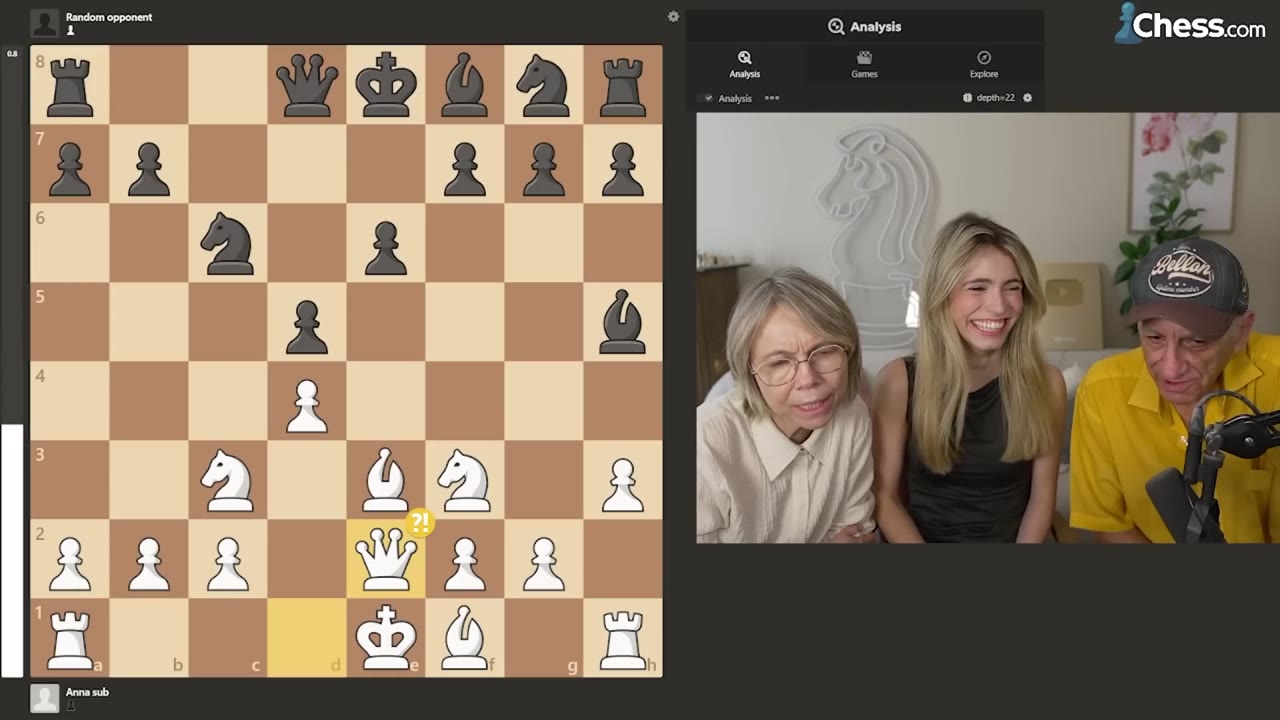 Her grandmaster parents judged the game - then she revealed it was hers