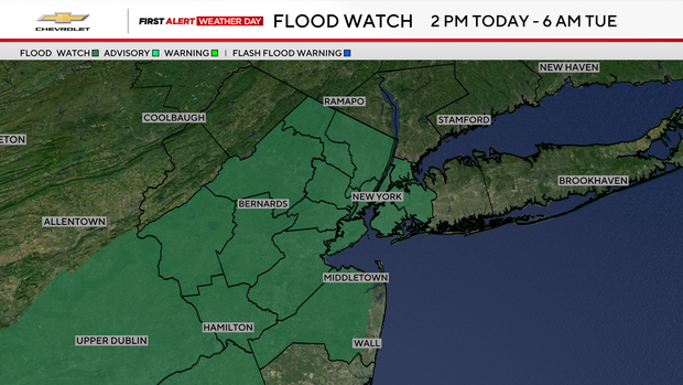 Rainy weather, severe storm threat returns to NYC area. Get the First ...