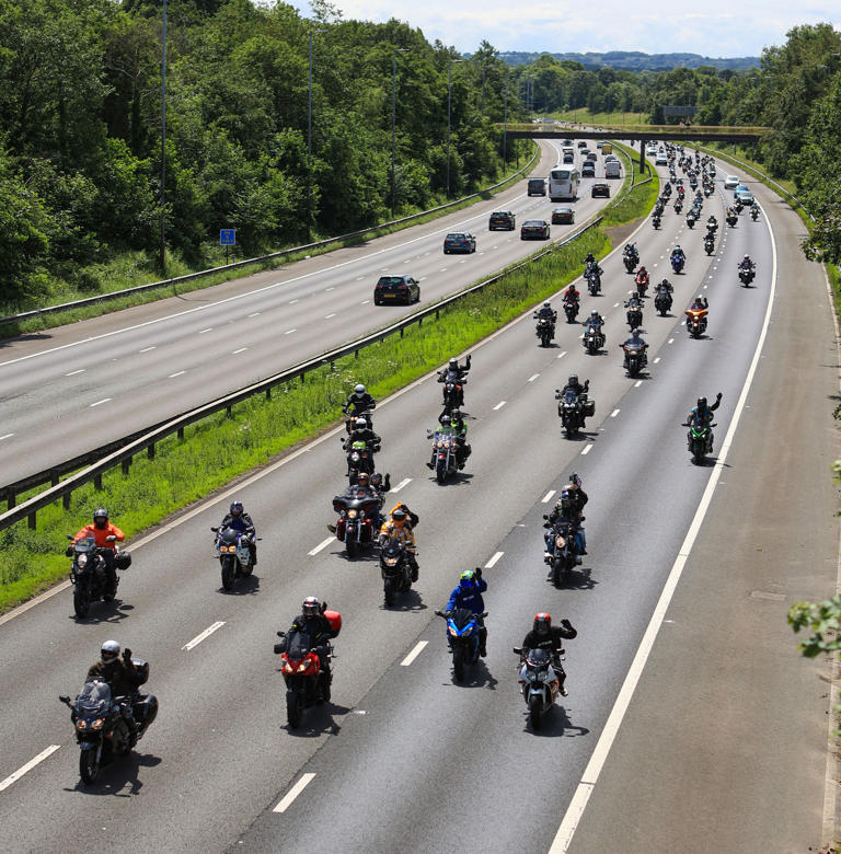 Watch: Public cheer on thousands of bikers passing through Lancashire ...
