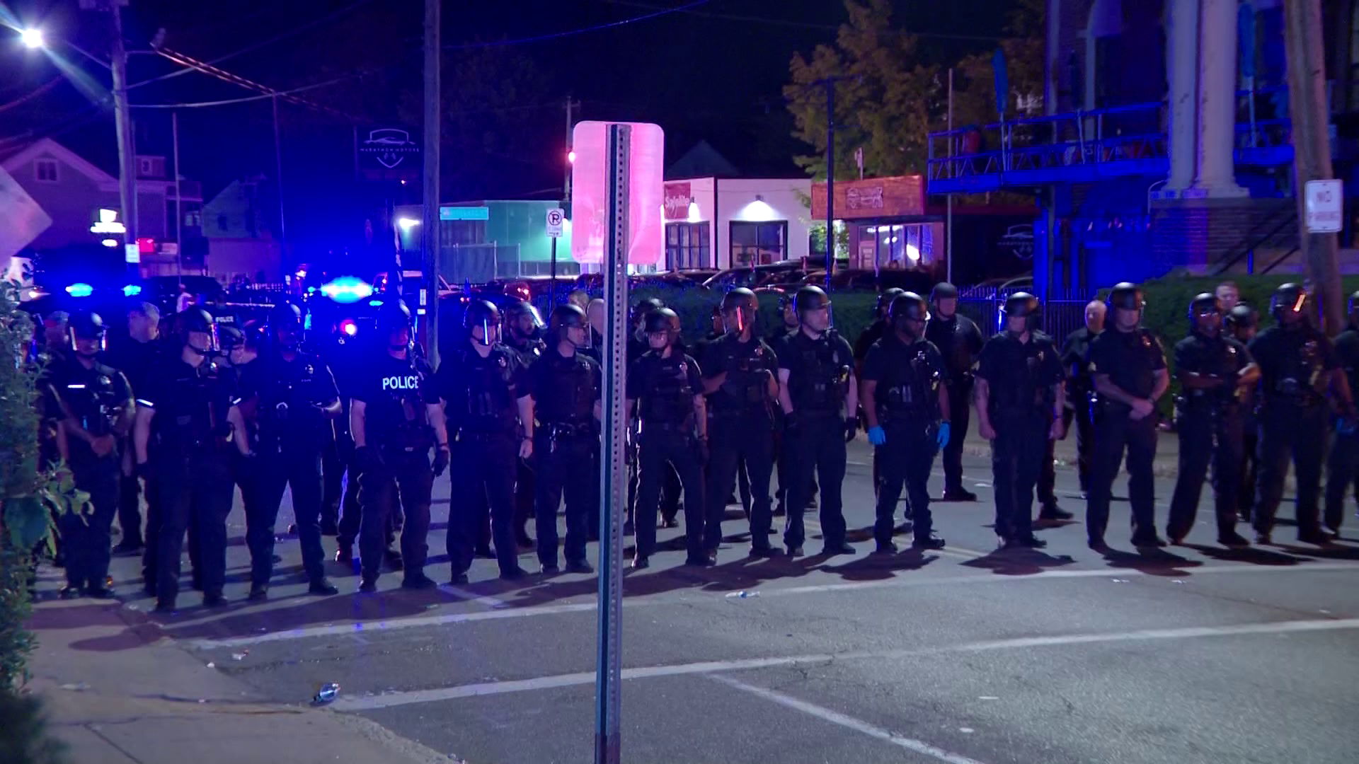Officers break up large crowd hours after Brockton shootings