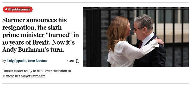 'Six PMs and one lettuce in ten years': Global media reacts to 'dud ...