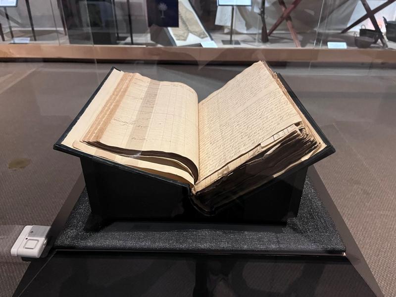 Logbook from British warship returns to Charleston centuries later