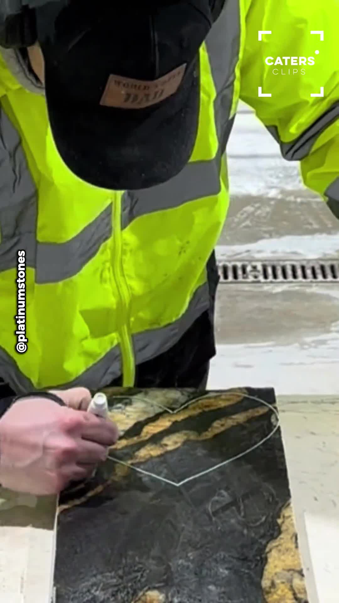 Stone carver transforms solid granite into something sweet