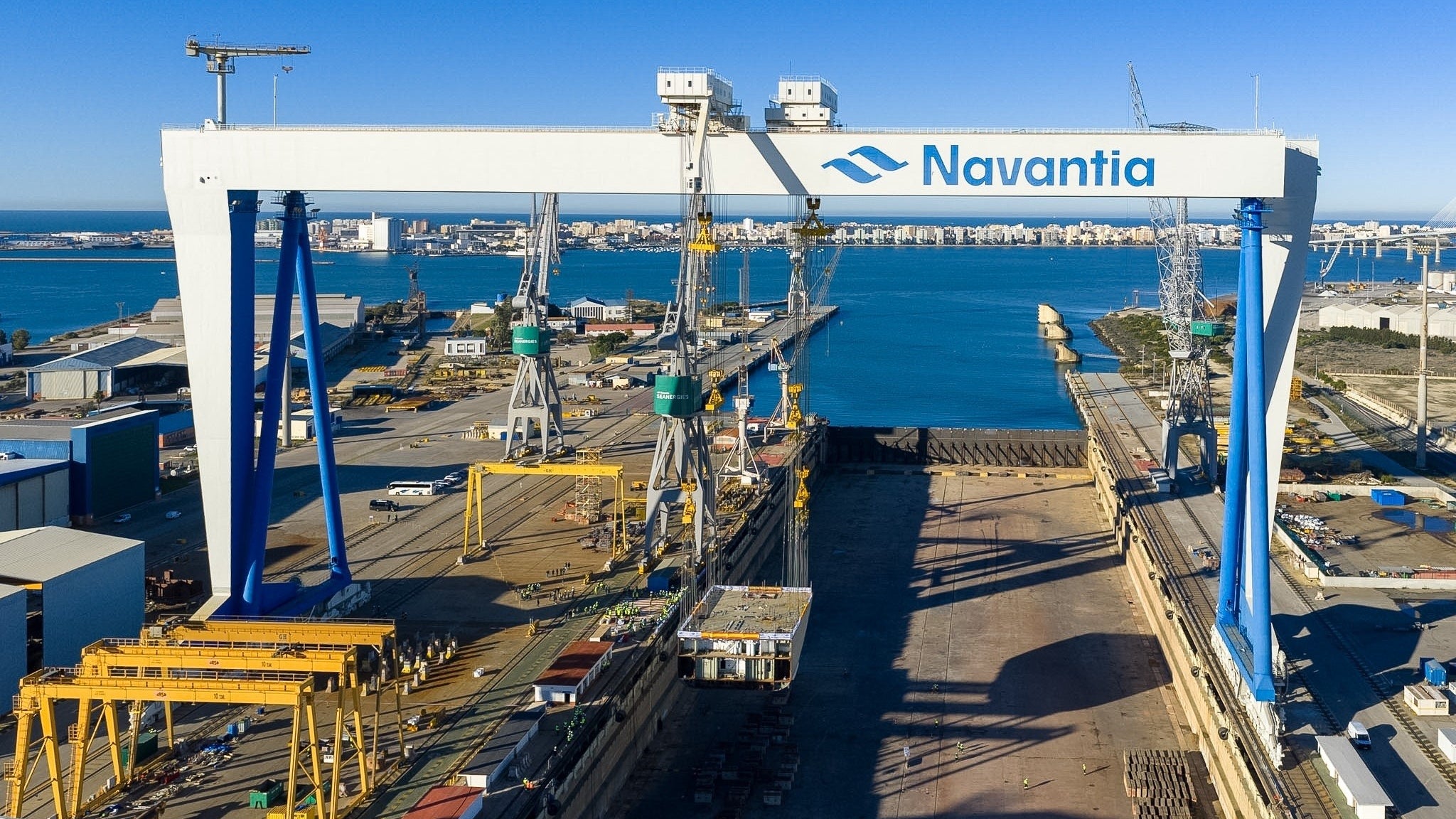 Trabajadores de Navantia en Cádiz lamentan la falta de carga de trabajo