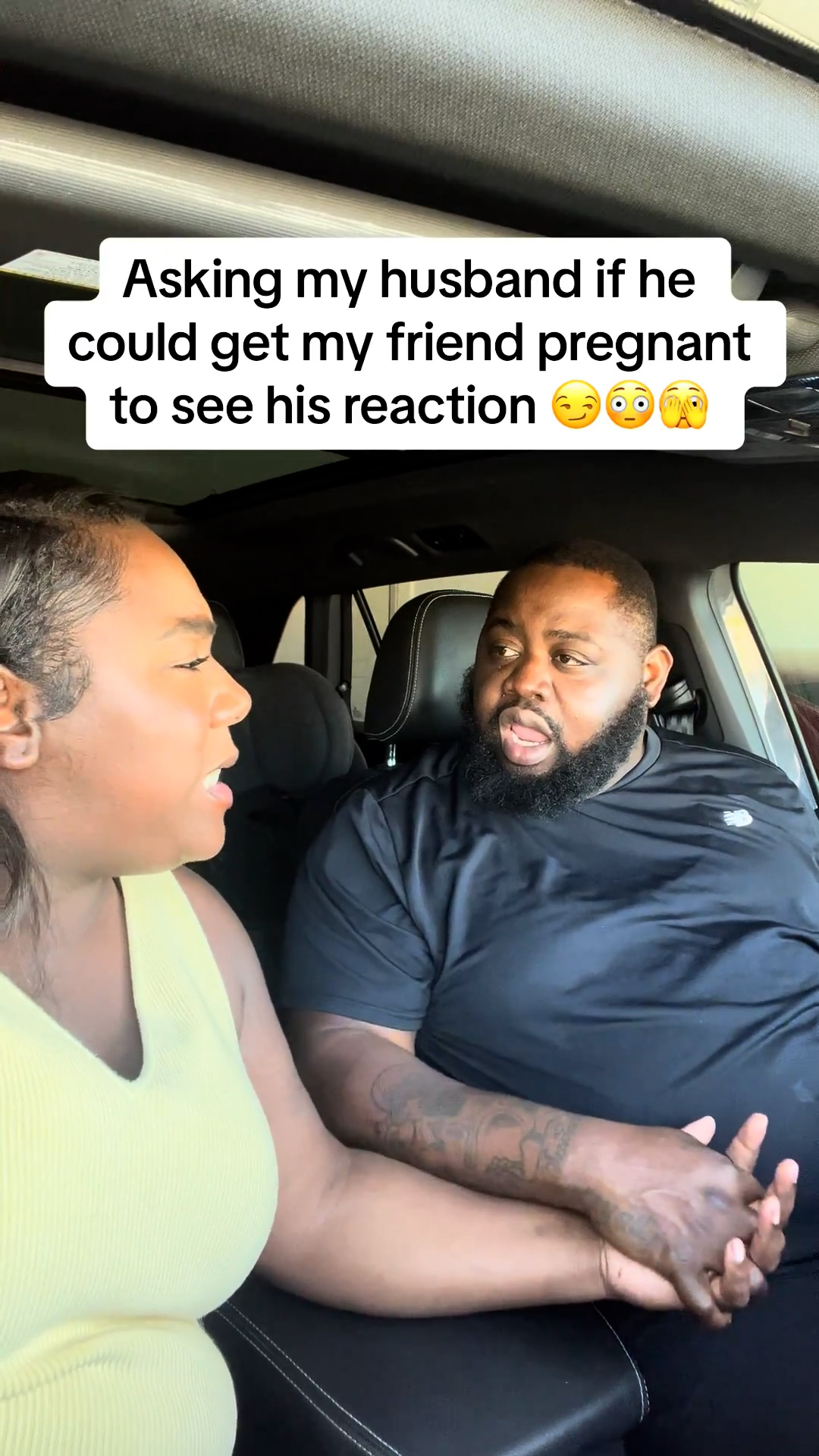 Husband's reaction when I suggested he help my friend have a baby