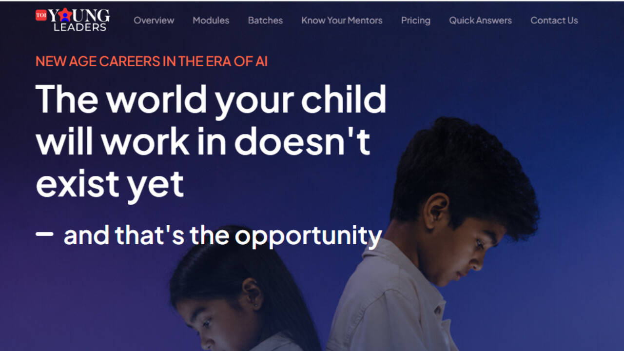 TOI AI masterclass: Empowering the younger generation with artificial ...