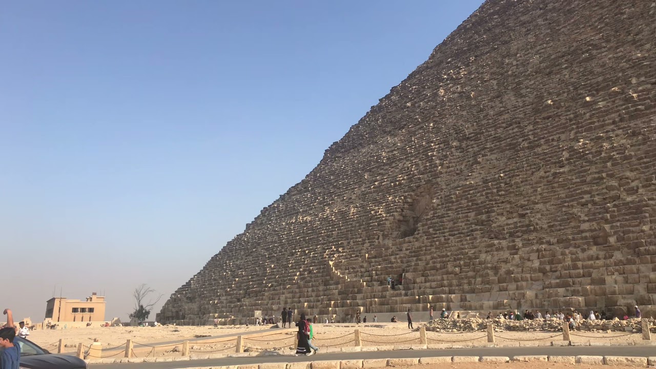 On the Giza Plateau today exploring ancient wonders