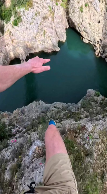 When a run turns into an adrenaline cliff jump