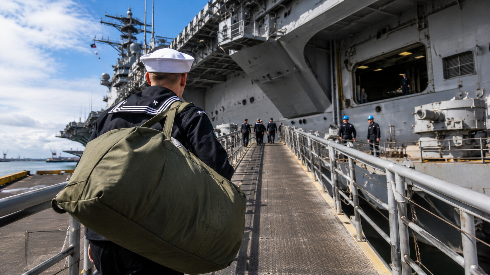 First 48 hours on a carrier - The brutal test every new sailor faces