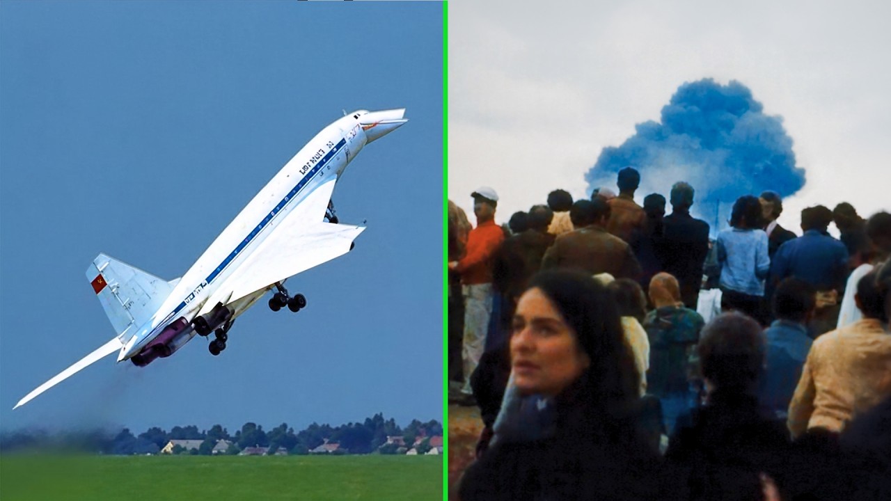 The Soviet jet climbed before thousands… then it broke apart over the crowd