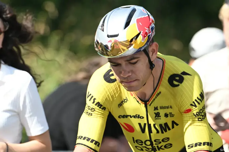 Out of the Tour de France but back on the bike; Wout van Aert rides for ...