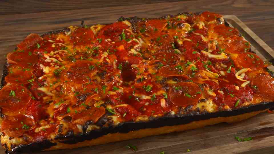 He mastered the pan pizza method - and changed the result