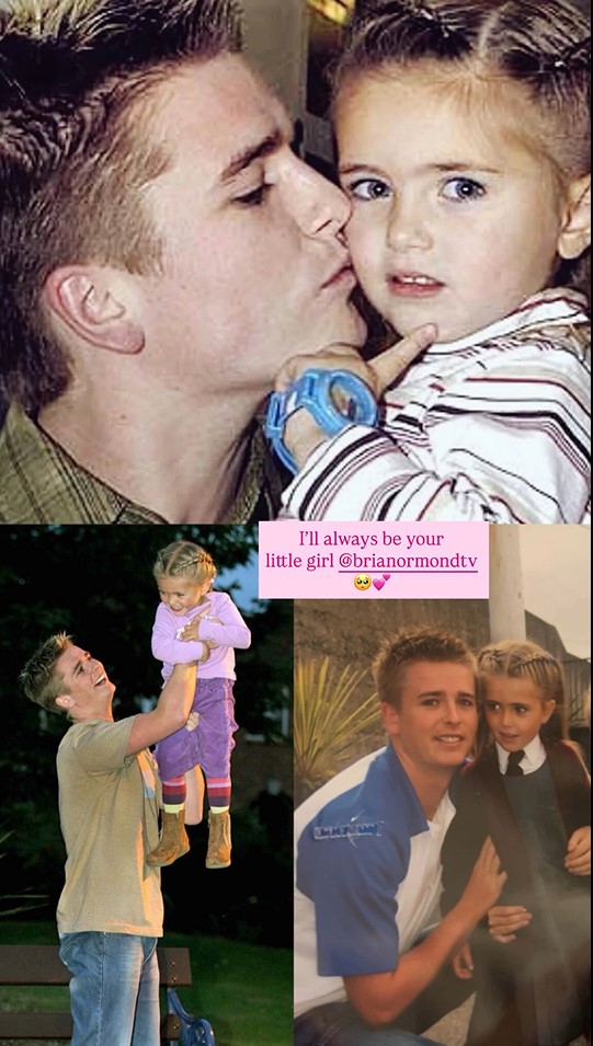Chloe Ormond shares heartfelt message to dad Brian on special day