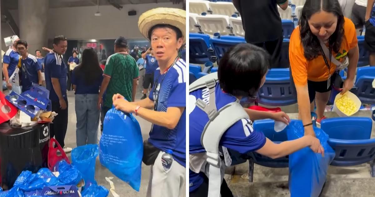 Japanese men's viral World Cup clean-up sparks brutal backlash: 'Please ...