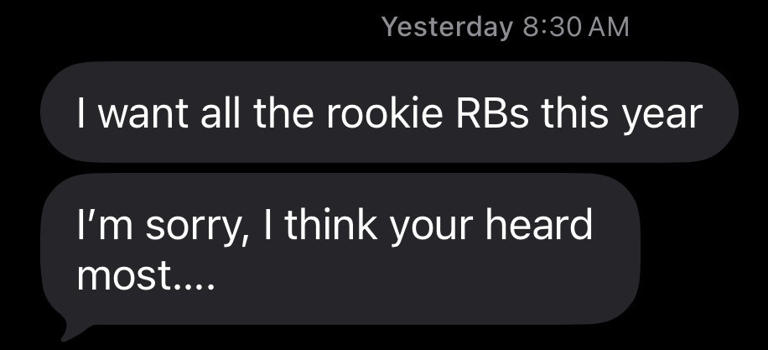 Which rookie RBs to select late in fantasy football drafts?