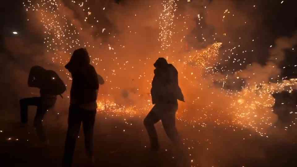 Inside the Burning of Judas festival in Tultepec, Mexico