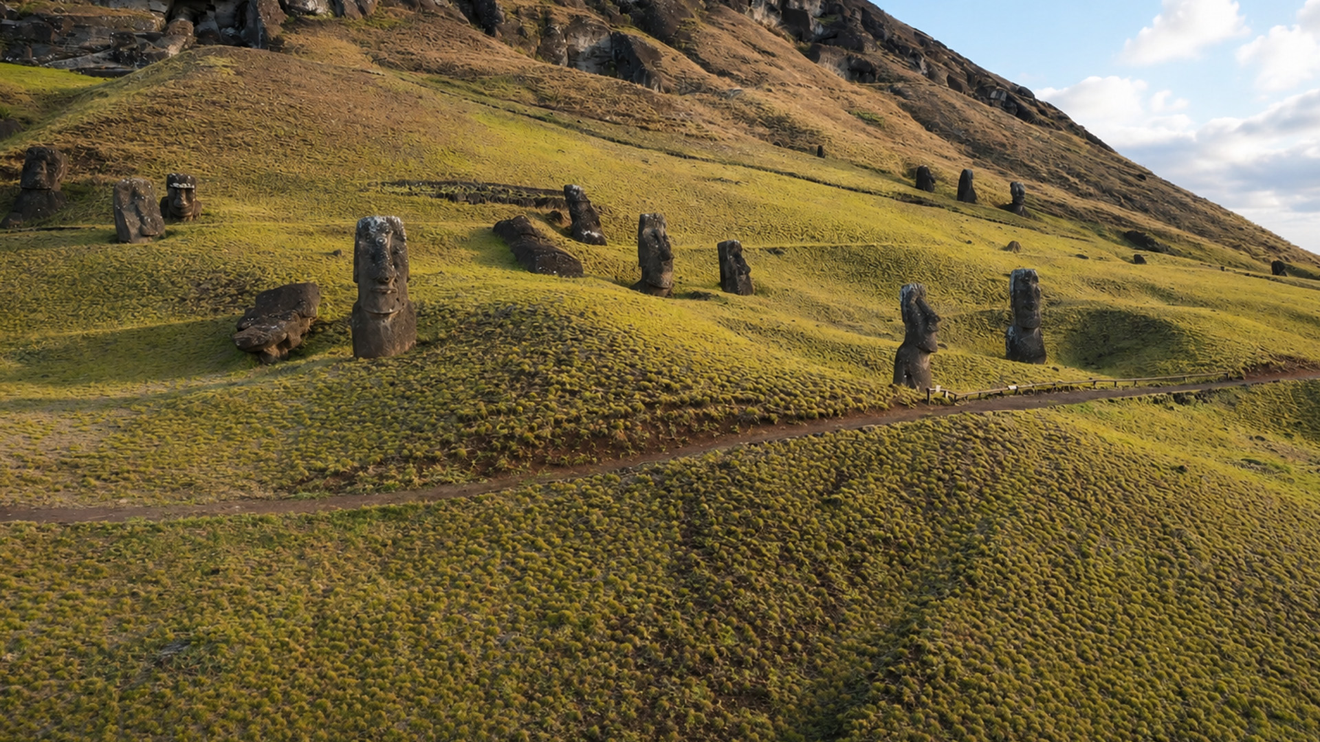 Hundreds of statues, but few clear answers