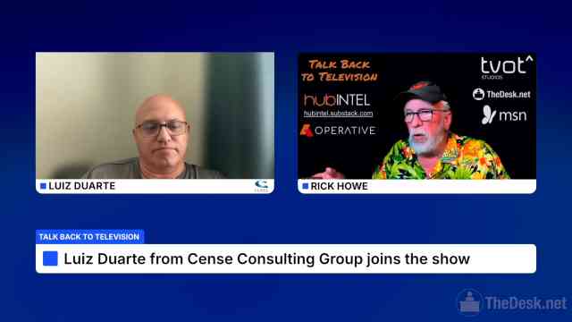 Talk back to television: Luiz Duarte, Cense Consulting Group