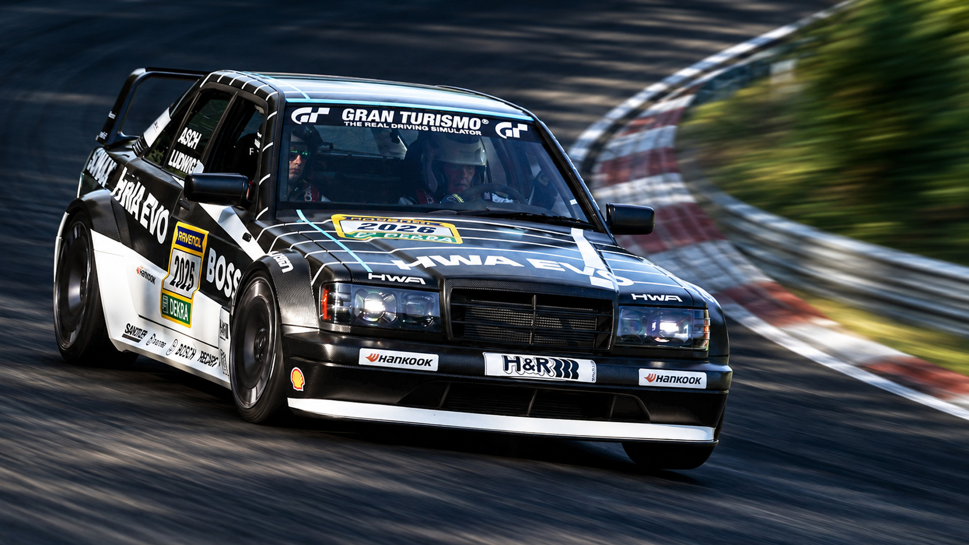 World's first HWA EVO prototype drive at Nürburgring