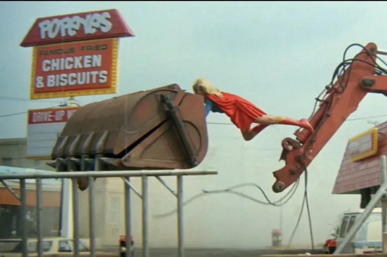 That time Supergirl co-starred in a movie with Popeyes Chicken