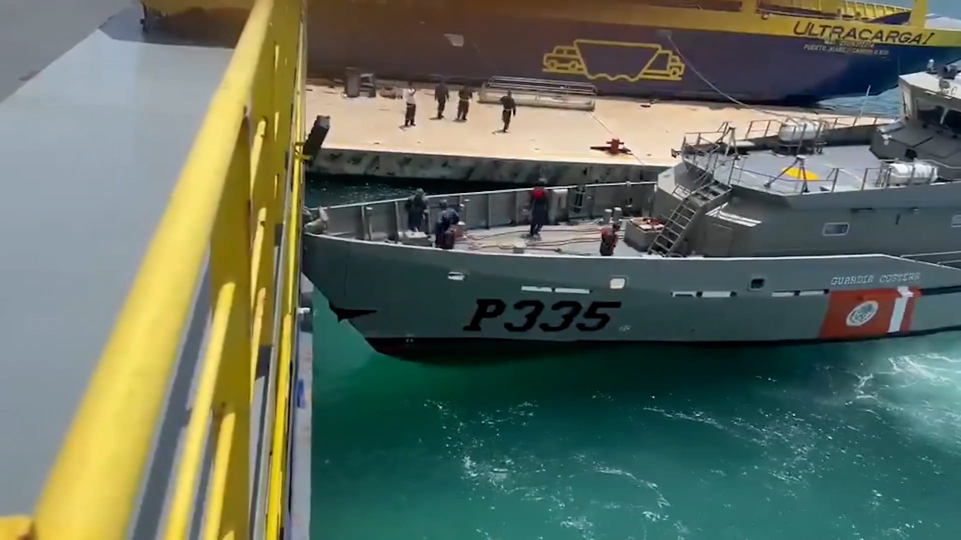 Navy vessel collides with cargo ship off Mexico coast