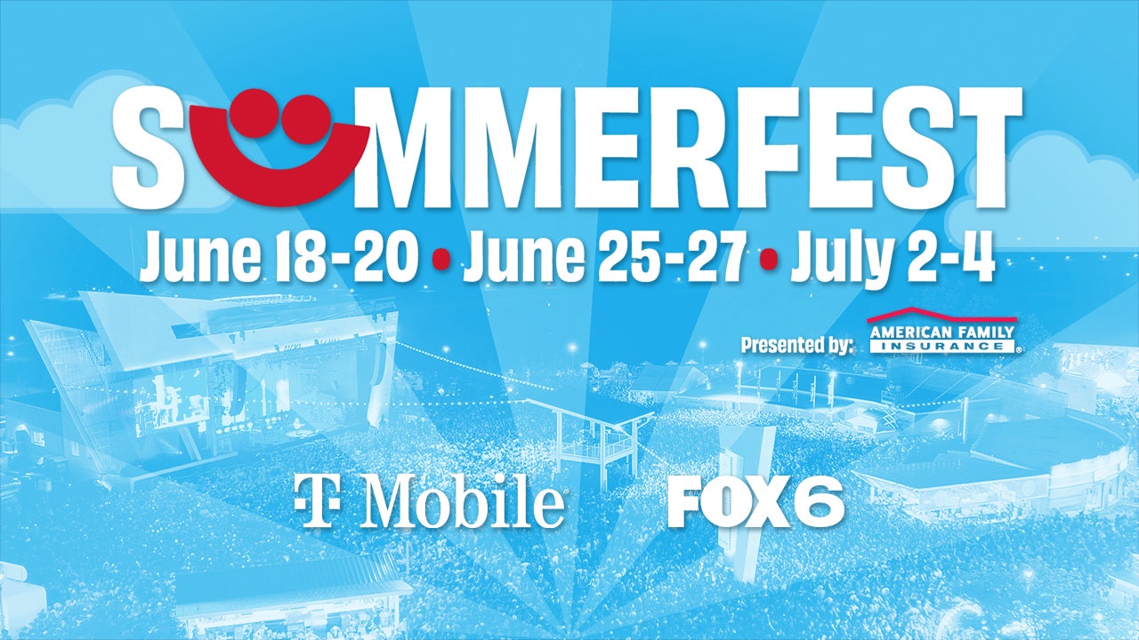 Summerfest 2026 artist lineup for June 25-27