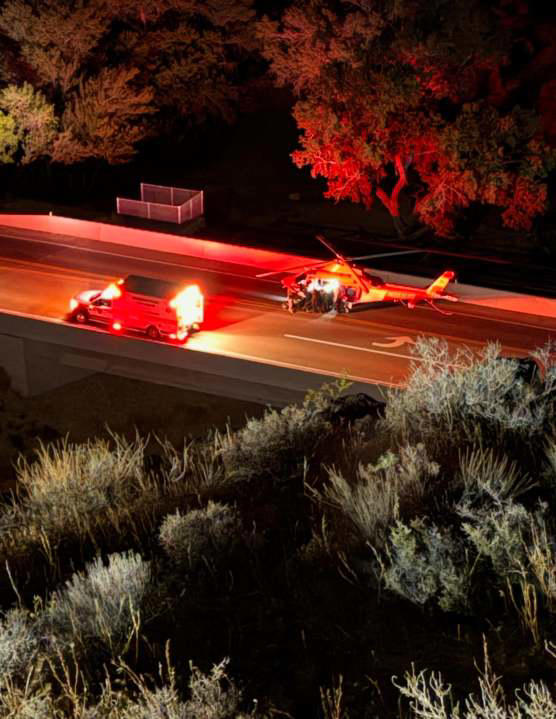 Teen suffers life-threatening injuries in 60-foot cliff fall in Toquerville