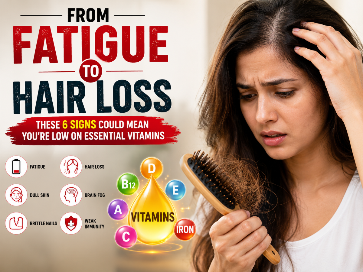 From fatigue to hair loss: These 6 signs could mean you're low on ...