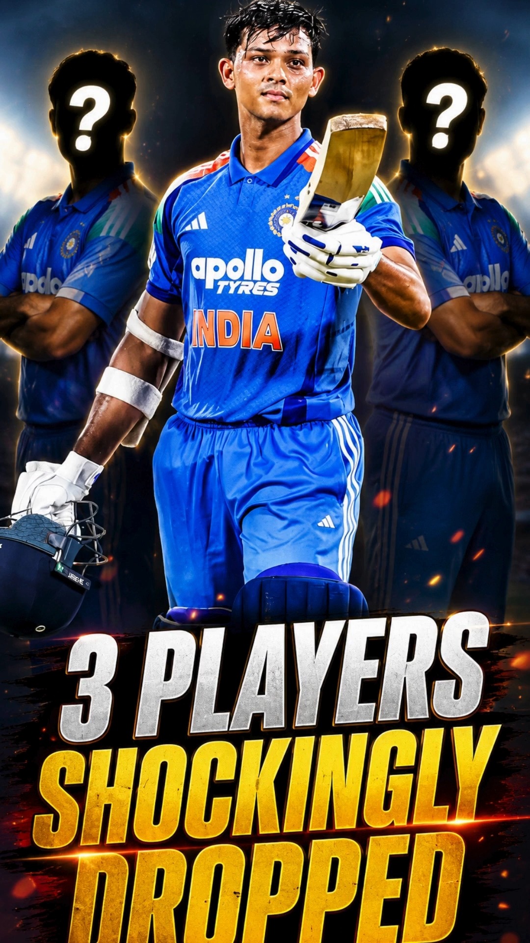 3 players shockingly dropped from India's ODI squad!