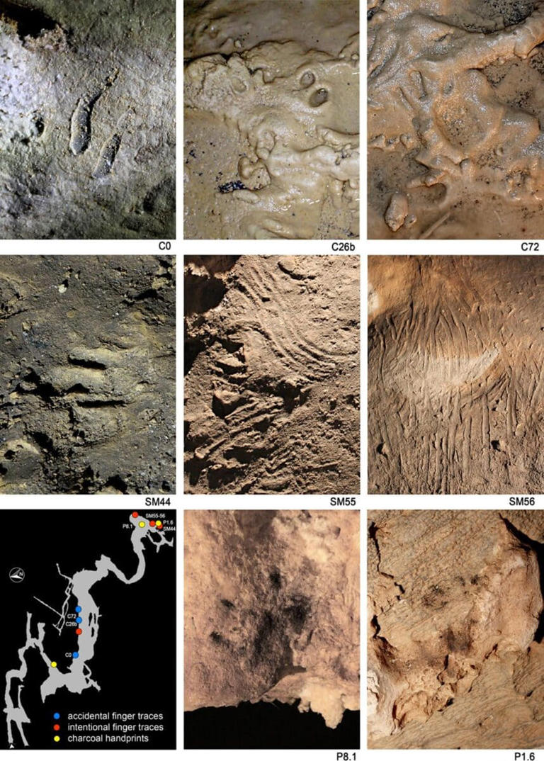 Scientists found a 14,000-year-old cave trail left by a family crawling ...
