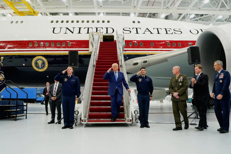Inside Trump’s lavish new $400m Air Force One dubbed the flying white house