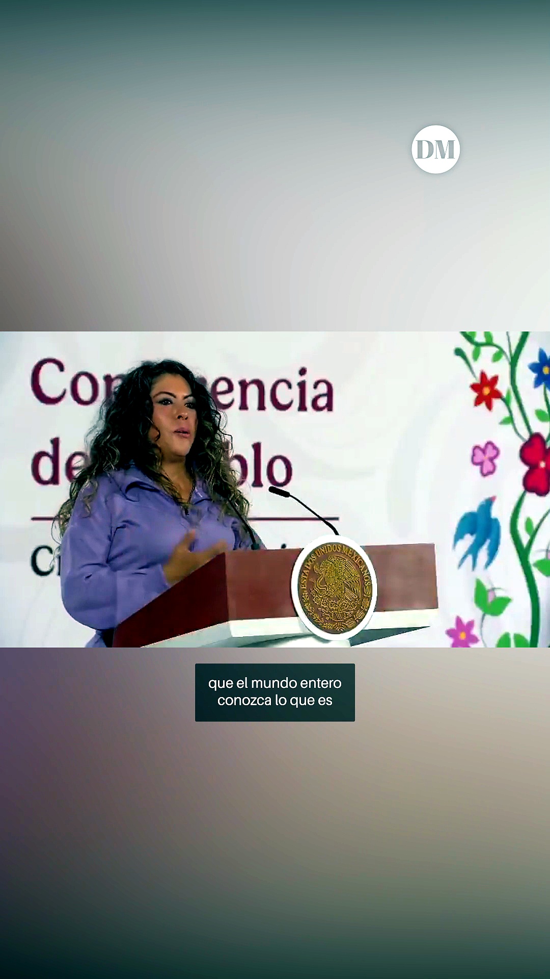 Recibe Sheinbaum al pato Merlín, la mascota viral de la justa mundialista