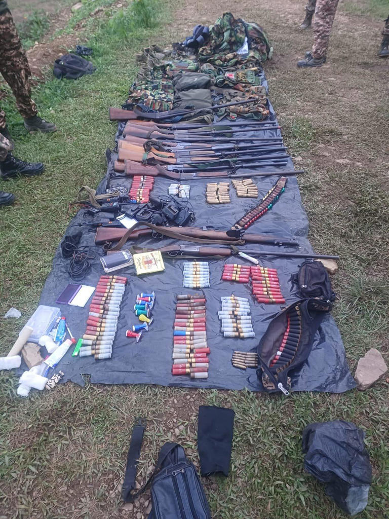 36 weapons, including assault rifles, carbines recovered in Manipur ...