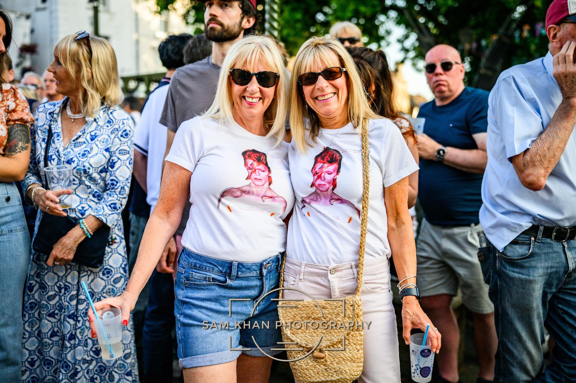 Let’s dance: Crowds pack Horsham town centre for David Bowie tribute