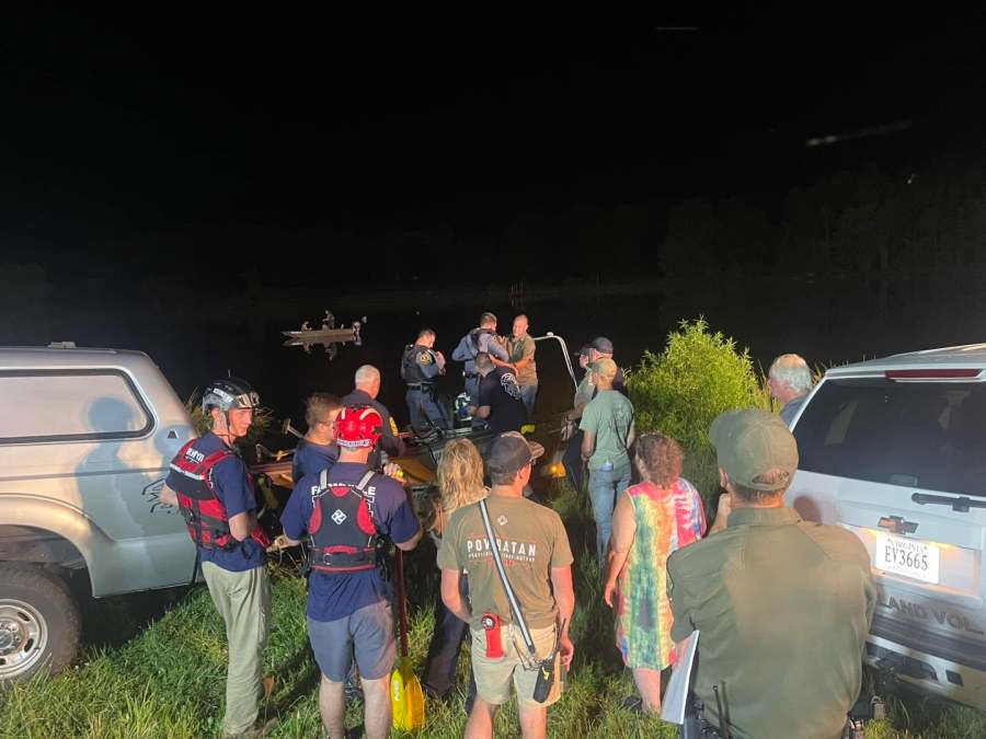 Rescue operation turns into recovery in Powhatan County pond