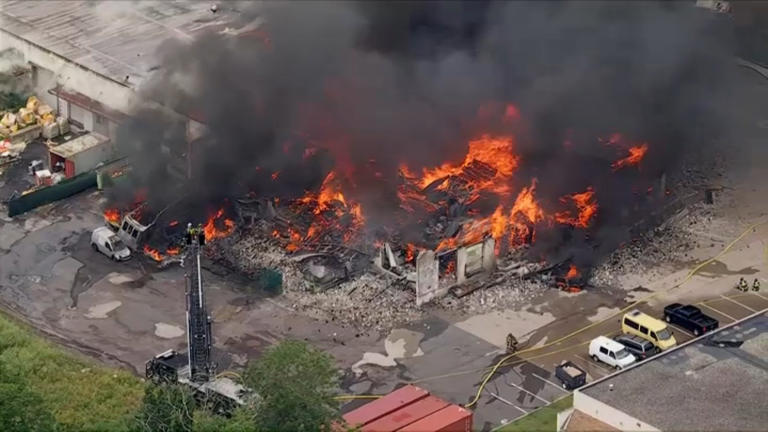 Live: Black smoke fills skies during fire at MONTCO playground ...
