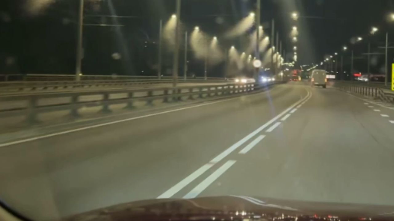 Never-seen-before view of insane clouds of insects flying under street ...