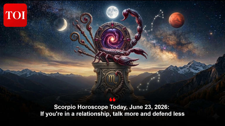 Scorpio horoscope today, June 23, 2026: If you're in a relationship ...