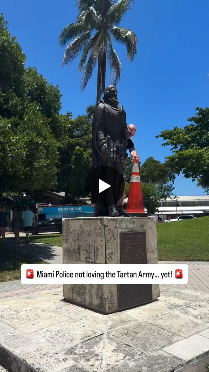 Miami police crack down on rowdy Scotland World Cup fans and their ...