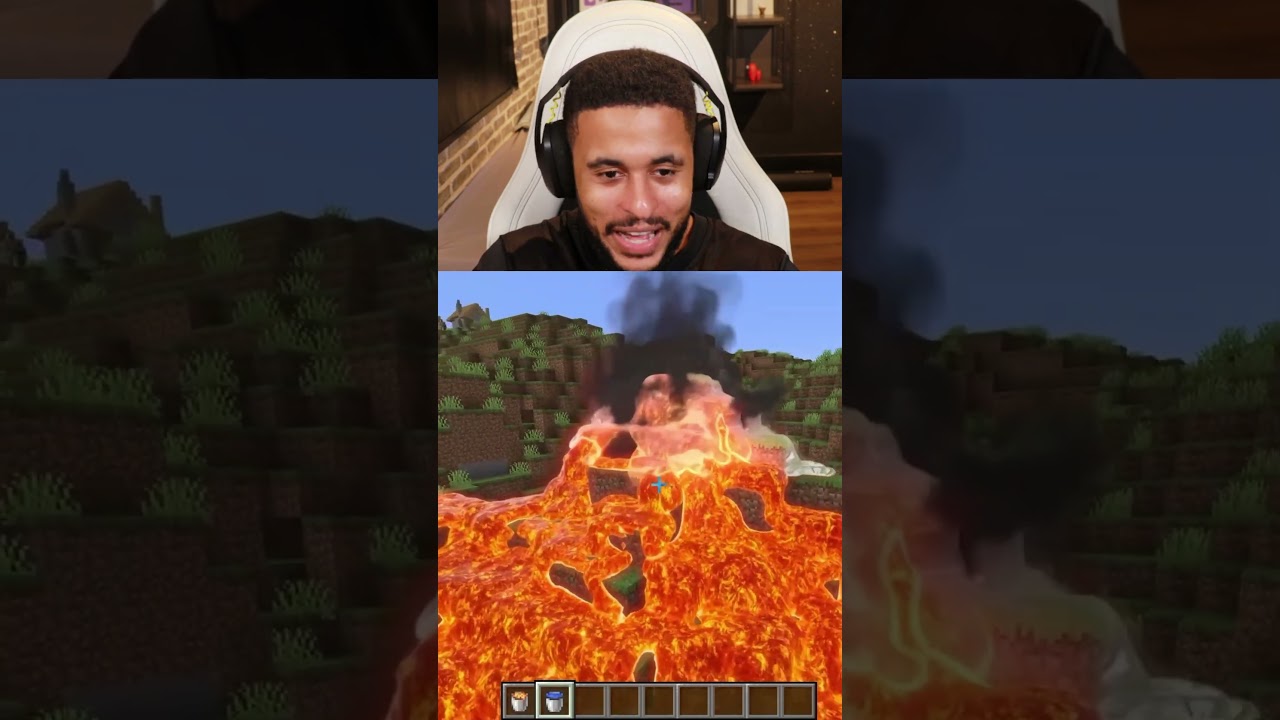 Lava realista no Minecraft #shorts