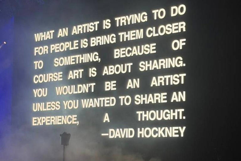 Legendary artist David Hockney's funeral was attended by just two people