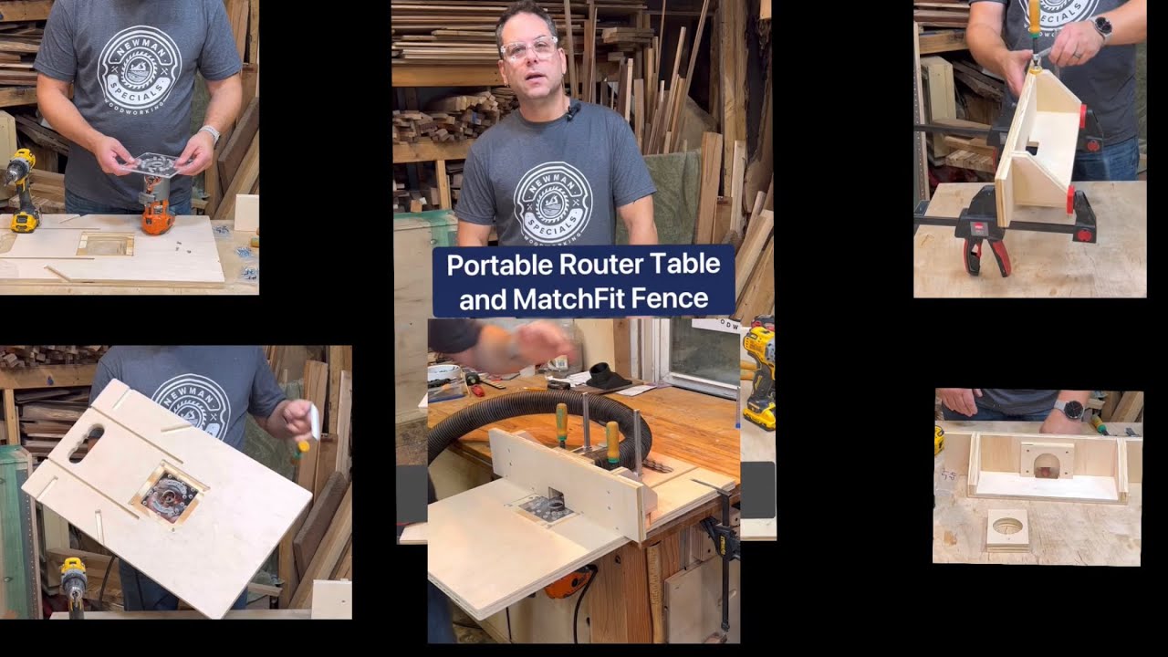 Ultimate guide to building a portable plywood router table & MatchFit ...